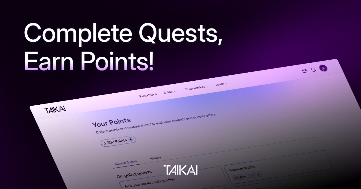 Points System @ TAIKAI - Hackathon Platform